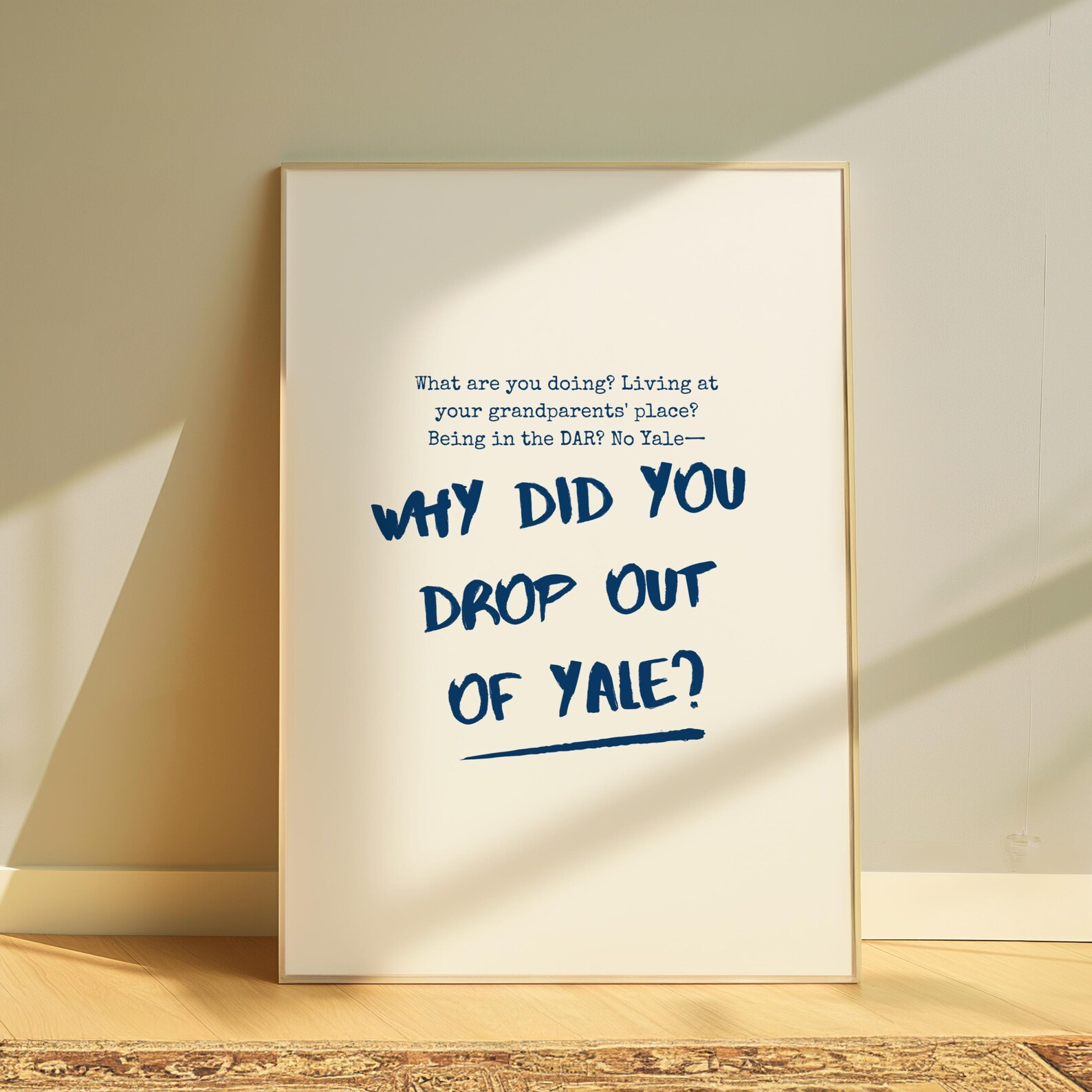 Gilmore Girls Quote Digital Print why Did You Drop Out of Yale TV Show ...