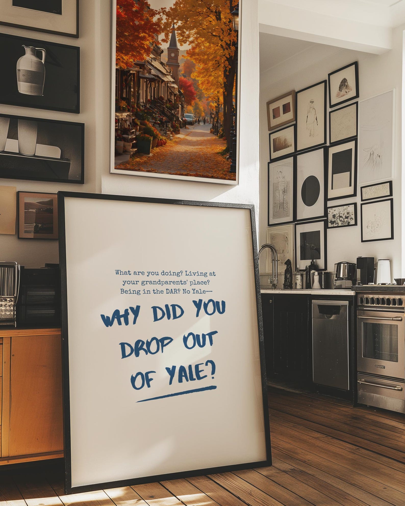 Gilmore Girls Quote Digital Print – "why Did You Drop Out of Yale ...