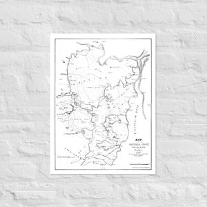 Historical Map of Hatfield Chase and the Isle of Axholme 1626 by ...