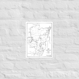 Historical Map of Hatfield Chase and the Isle of Axholme 1626 by ...