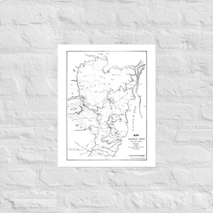 Historical Map of Hatfield Chase and the Isle of Axholme 1626 by ...