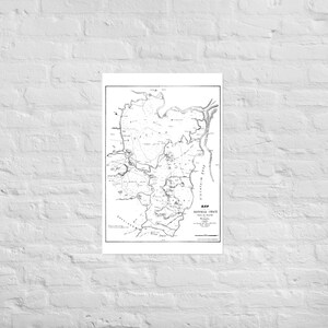 Historical Map of Hatfield Chase and the Isle of Axholme 1626 by ...