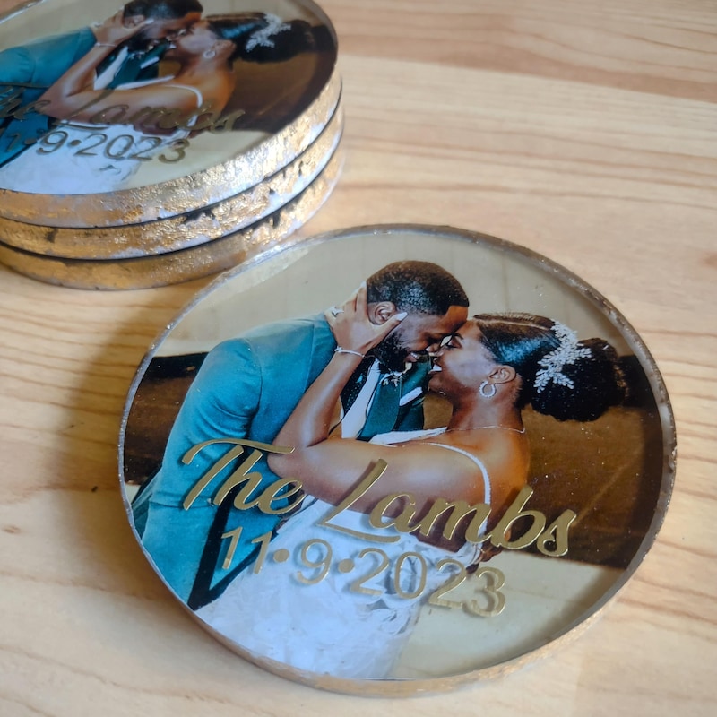 Resin Coaster - Etsy