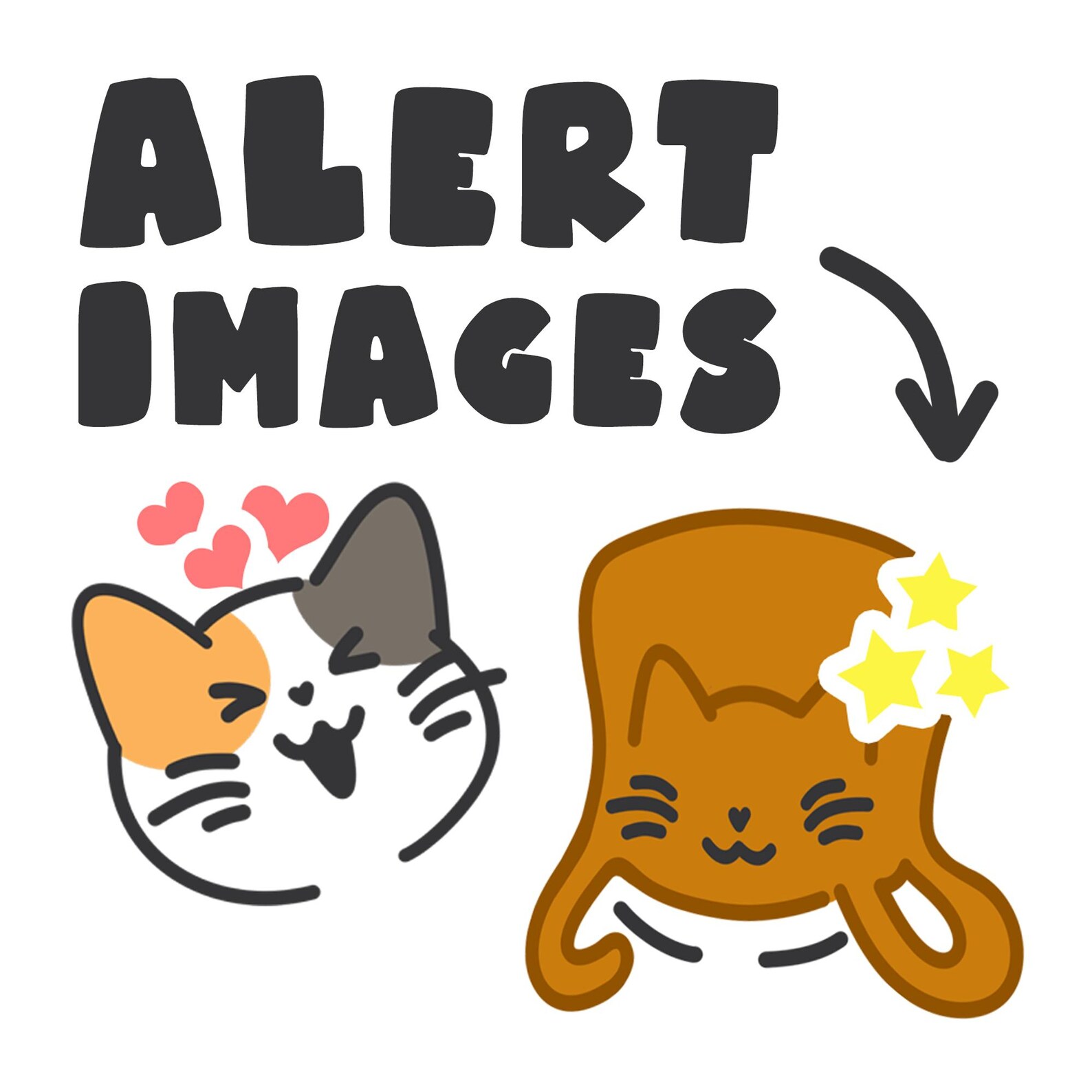 Twitch Pack Animated Cat Overlay Minimalist Cute Kawaii Chibi - Etsy