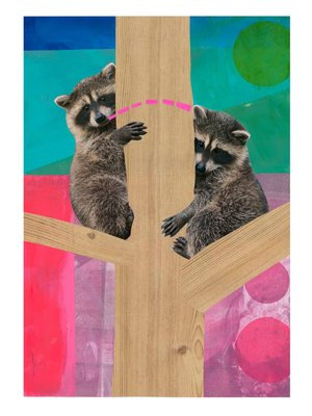Ruckus Racoons, Animal Art, Limited Edition, Wildlife Art, Art Print ...