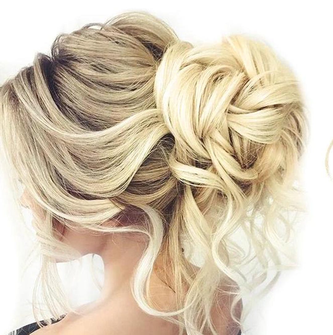 Messy Hair Bun Extension, Messy Bun Hair Piece, Hair Gift, Hair Bun ...