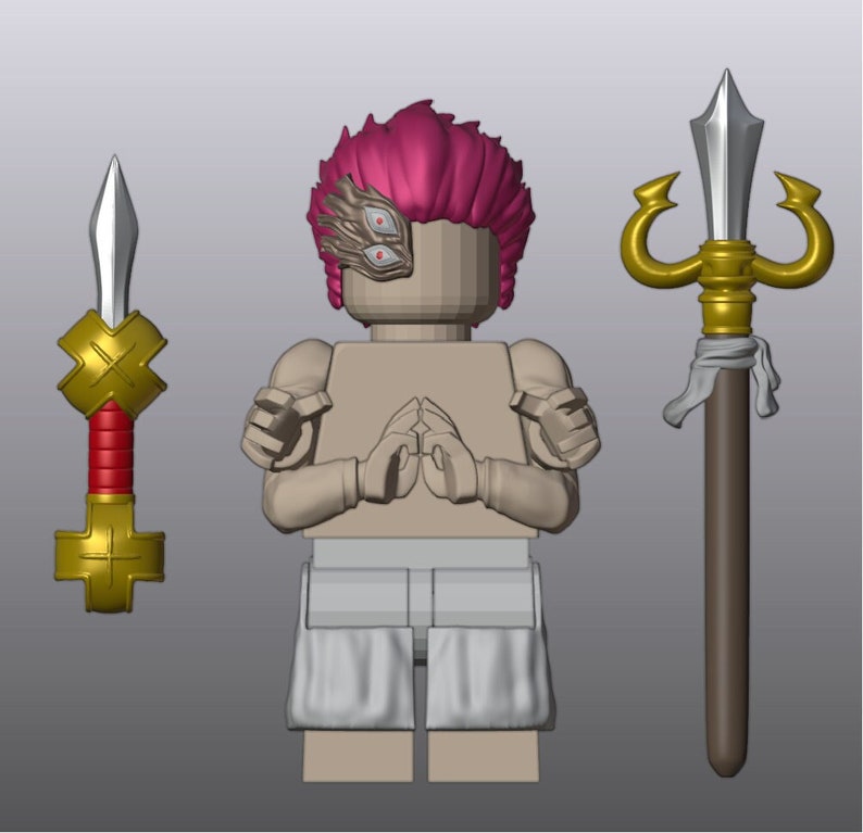 Lego Custom Character Sukuna From Anime Jujutsu Kaisen - Etsy Australia