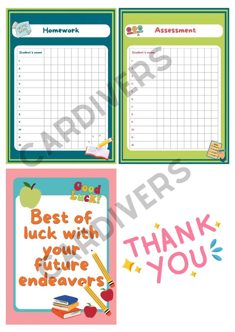 2024-2025 Teacher Planner Printable 35 Pages High Quality Colorful ...