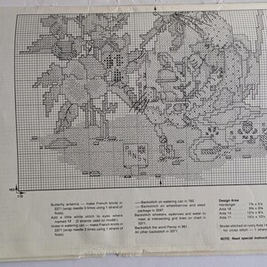 Vintage 1983 A Merry Mouse Book of Nursery Rhymes Counted Cross Stitch ...