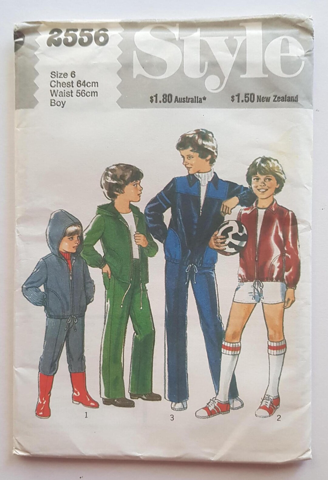 1970s Boys Jacket Sewing Pattern: Uncut Style 2556, Size 6 - Etsy