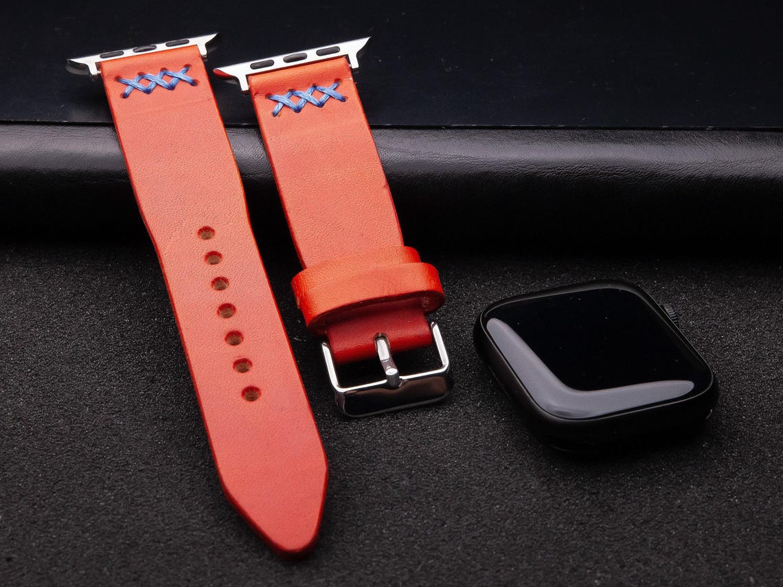 Create Your Unique Apple Watch Strap Handcrafted 38, 40, 41, 42, 44, 45 ...