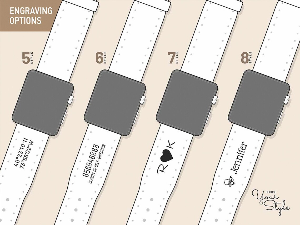 Create Your Unique Apple Watch Strap Handcrafted 38, 40, 41, 42, 44, 45 ...
