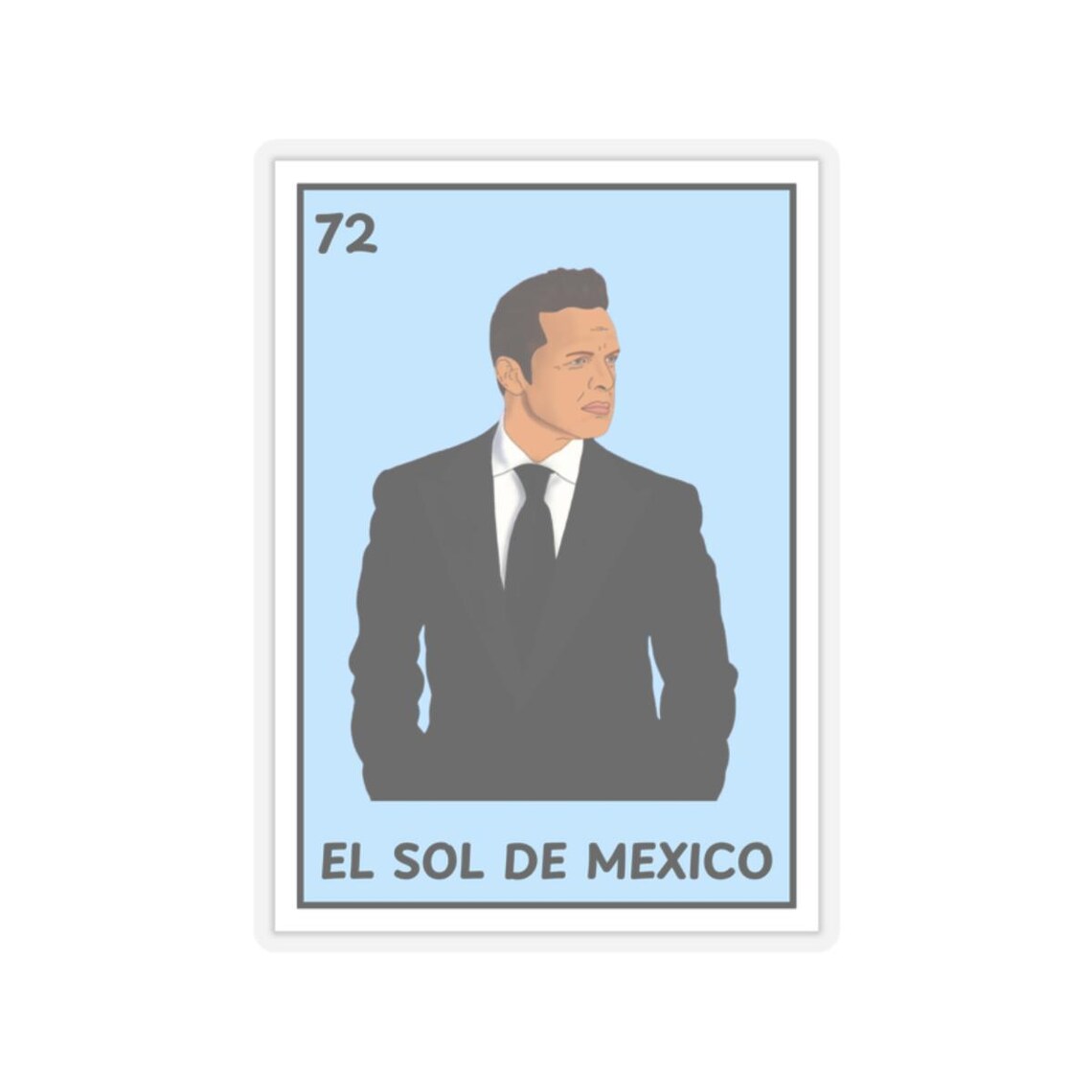 Luis Miguel Loteria Stickers - Etsy