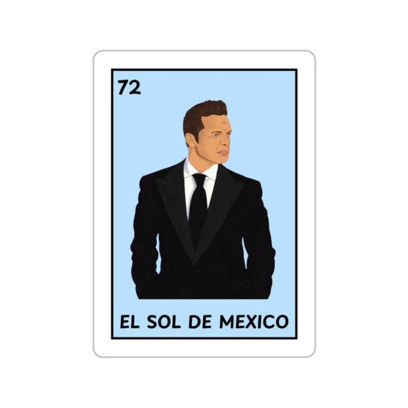 Luis Miguel Loteria Stickers - Etsy