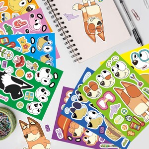 Labubu Zimomo Monster Stick, Bluey's Family, Sticker Files, Vinyl ...