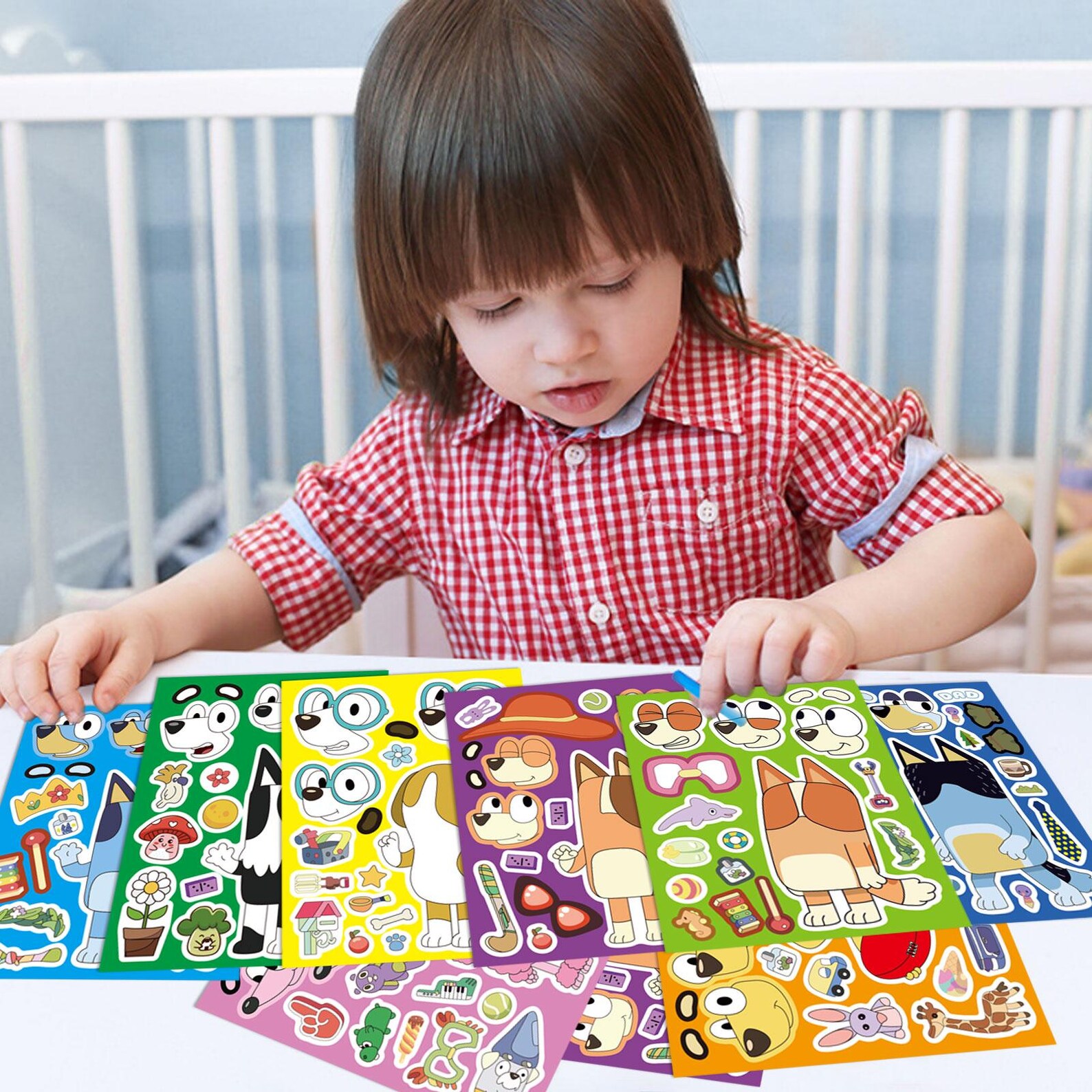 Labubu Zimomo Monster Stick, Bluey's Family, Sticker Files, Vinyl ...