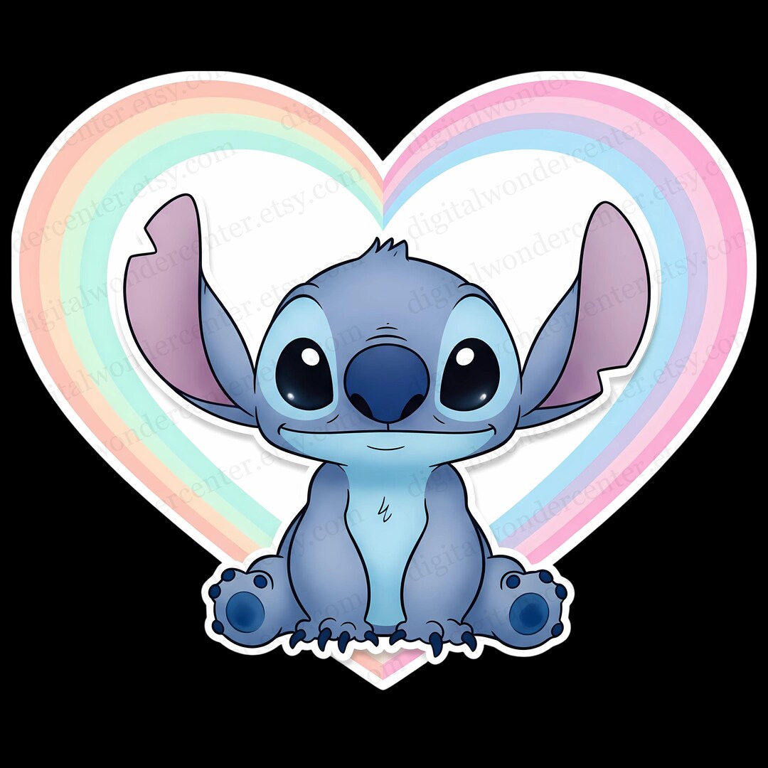 Stitch PNG Clipart | Digital Download | High-resolution Transparent ...