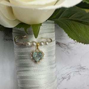 Something Blue for Bride, Bridal Bouquet Charm, Gift for Bride, Bridal ...