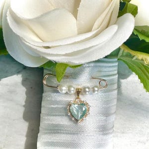Something Blue for Bride, Bridal Bouquet Charm, Gift for Bride, Bridal ...