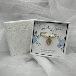 Something Blue for Bride, Bridal Bouquet Charm, Gift for Bride, Bridal ...