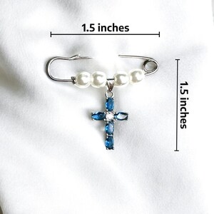 Something Blue Bridal Bouquet Charm, Pin Easily Attaches to Bridal ...