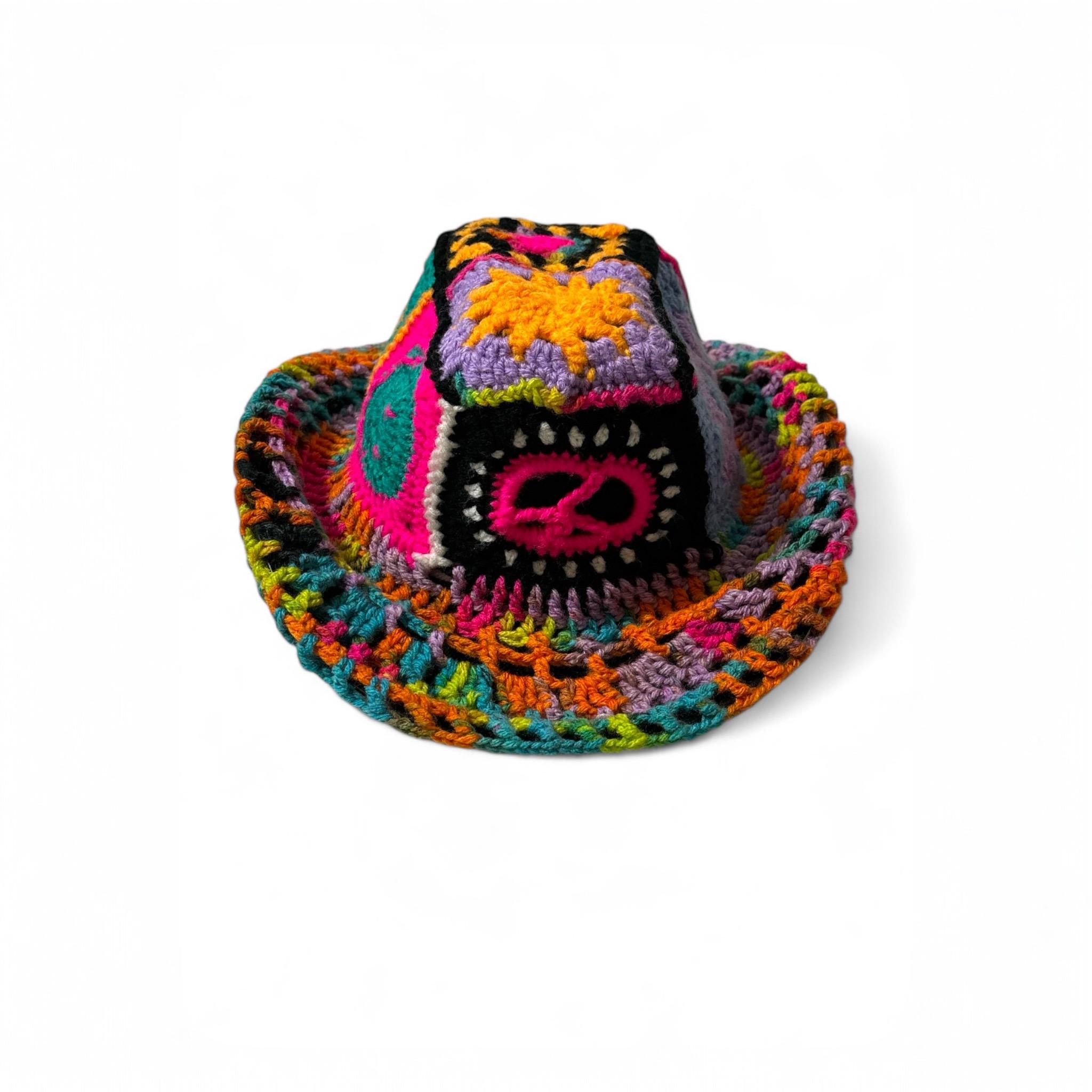Granny Square Cowboy Hat - Etsy