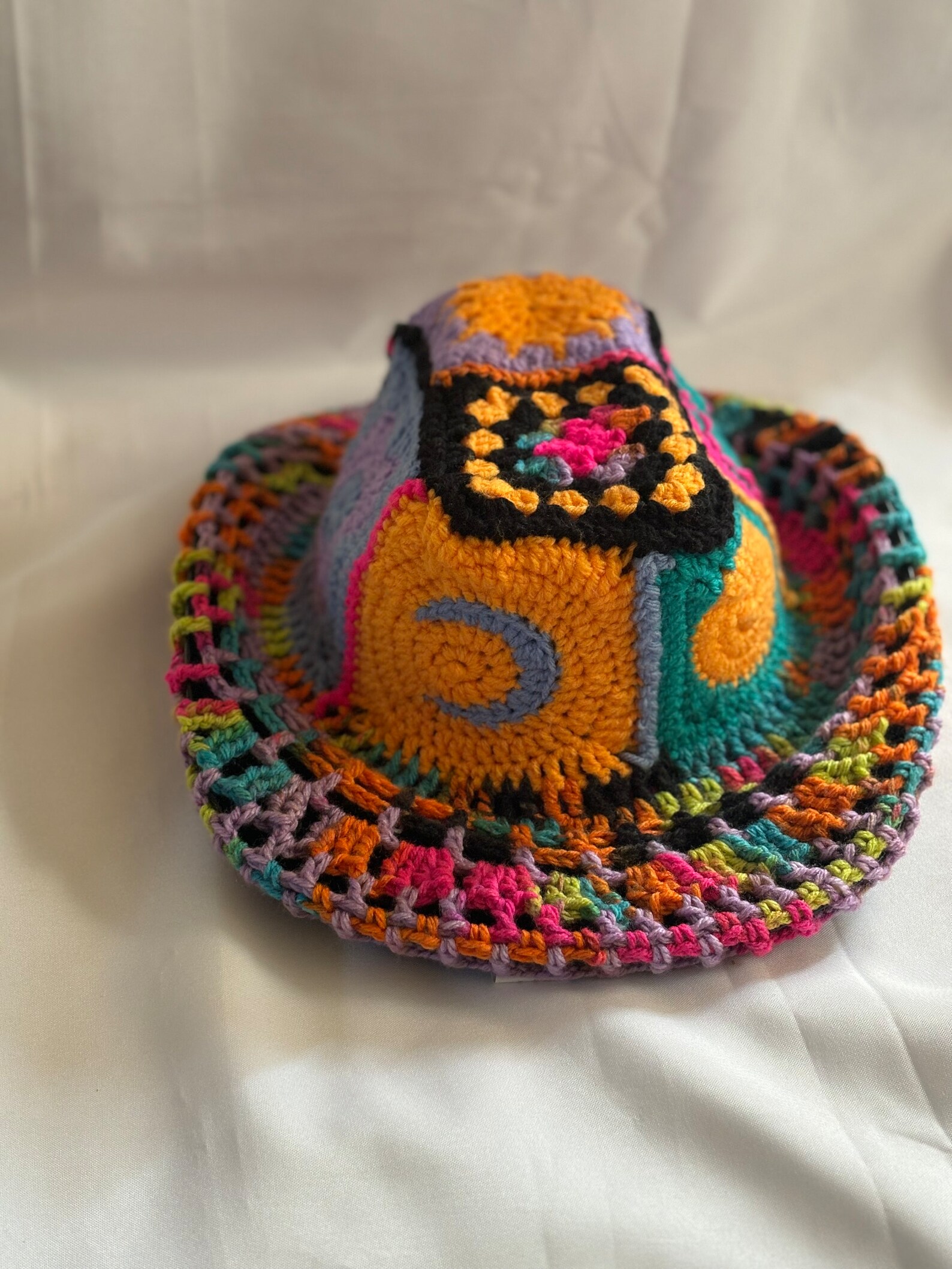 Granny Square Cowboy Hat - Etsy