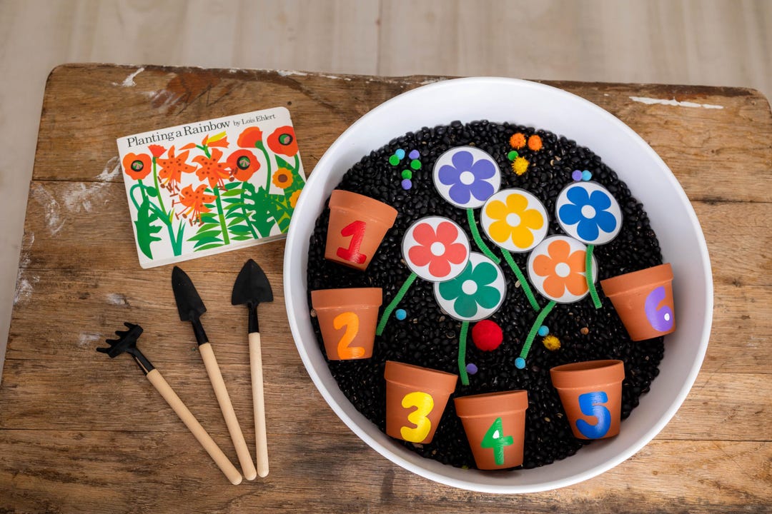 Counting Seeds Sensory Kit | Sensory Play Kit | Montessori Play Kit ...