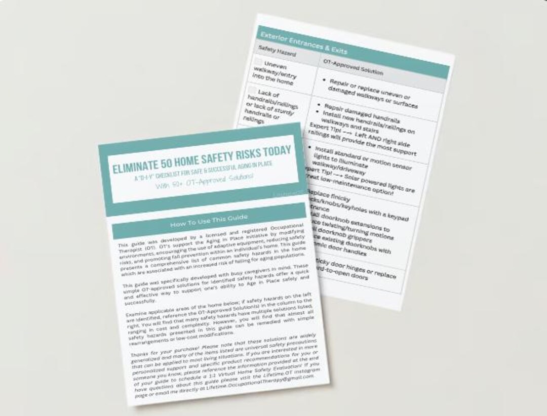 Eliminate 50 Home Safety Risks Today: DIY Checklist for Safe and ...