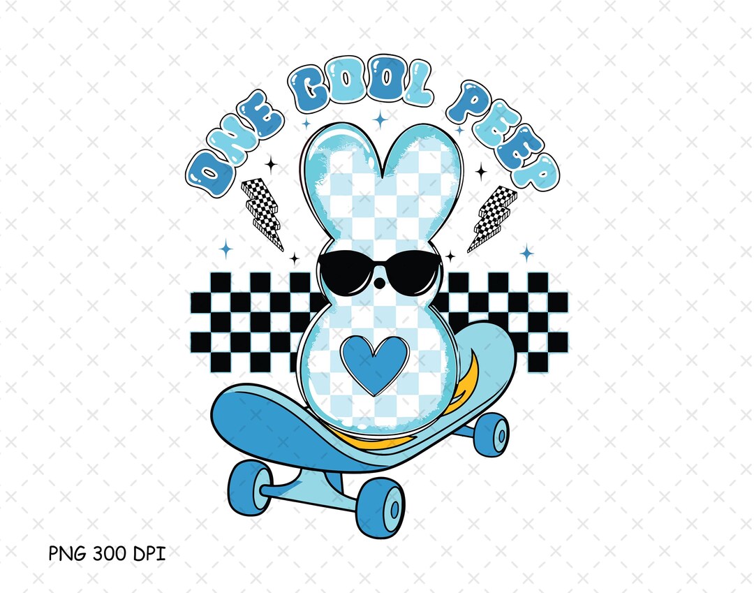 One Cool Peep PNG, Cute Peeps Easter PNG, Boys and Girls Easter Design ...