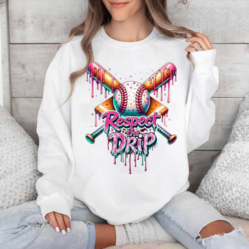 Baseball Ice Cream Drip PNG, Drippy Baseball Mom, Ice Cream Sprinkle ...