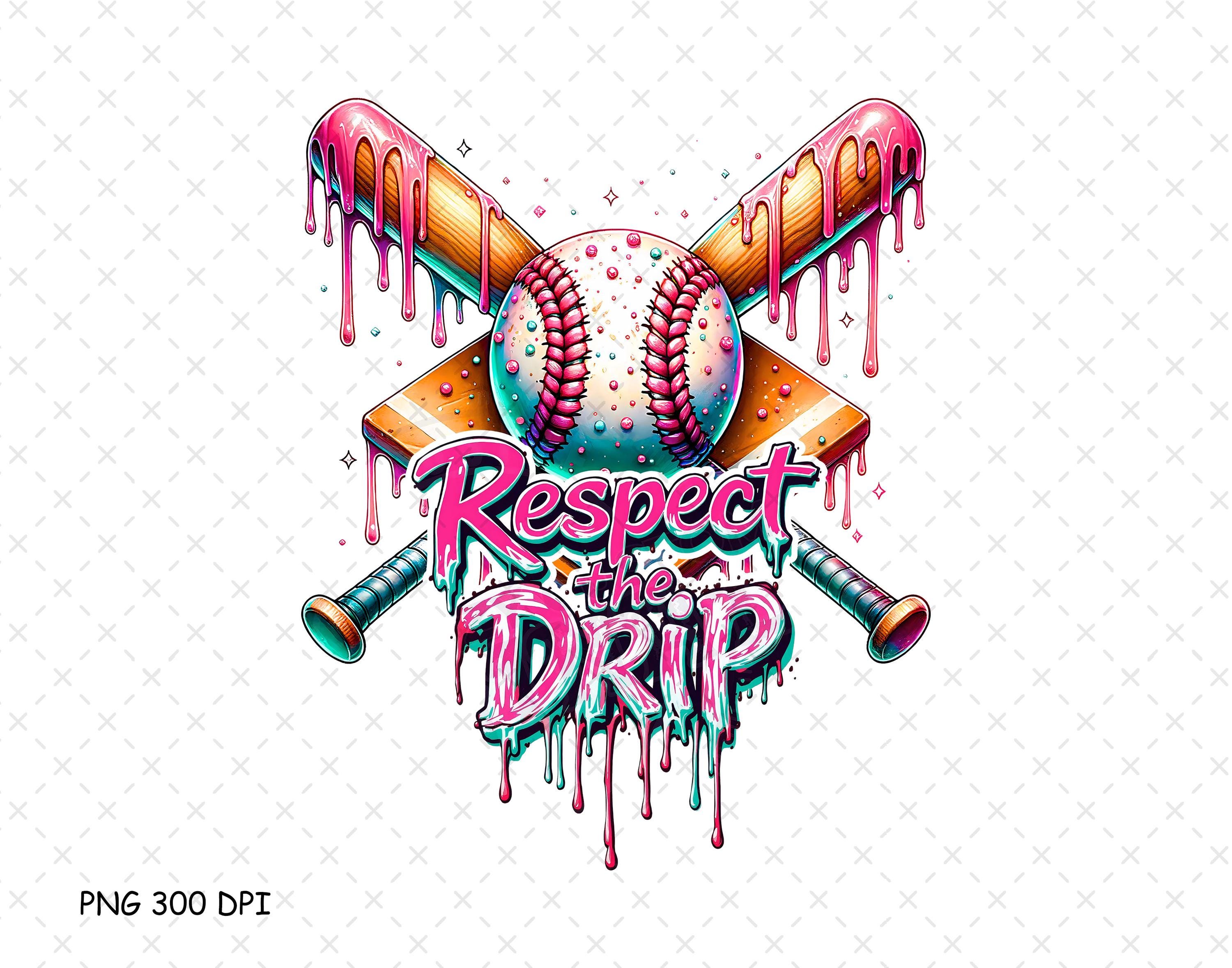Baseball Ice Cream Drip PNG, Drippy Baseball Mom, Ice Cream Sprinkle ...