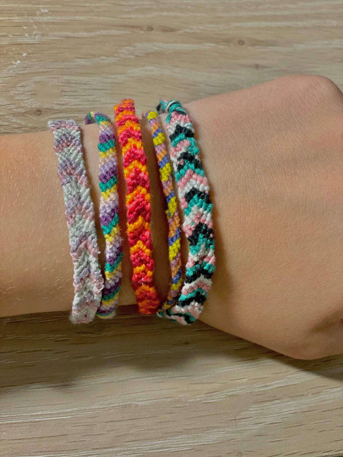 Thread Friendship Bracelets-handmade - Etsy