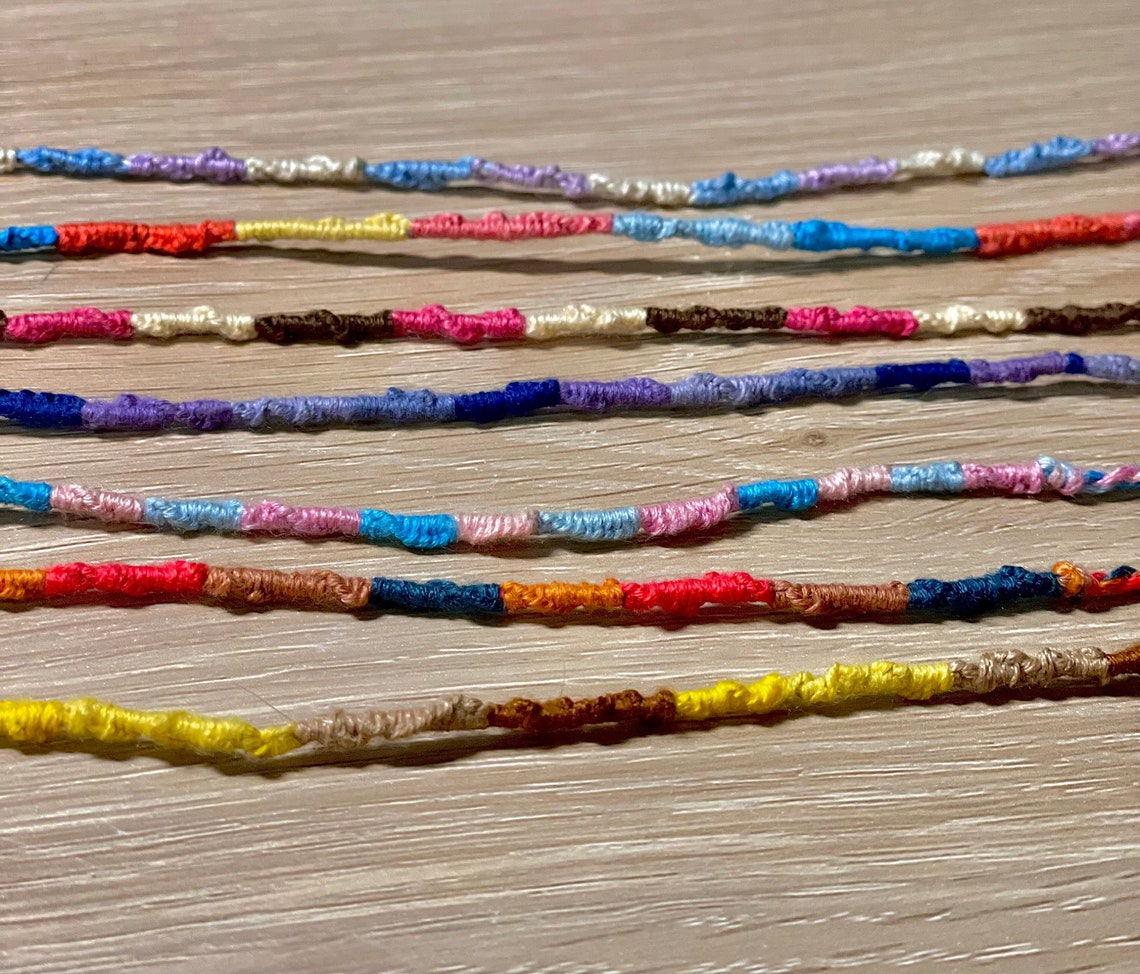 Thread Friendship Bracelets-handmade - Etsy