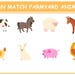 PRINTABLE Farmyard Matching Activity - Educational Resources for EYFS ...