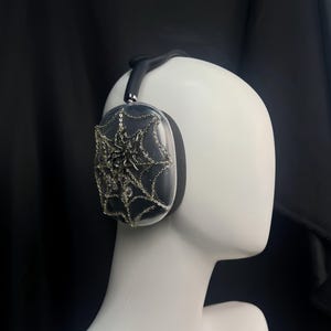 Handmade Spider Web Airpods Max Covers: Gothic Horror Accessory - Etsy