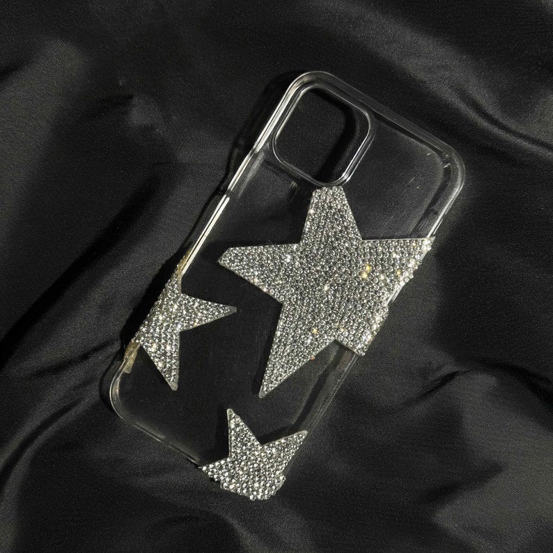 Rare Bling Phone Case Star Pattern Design 16 15 Pro Max iPhone ...