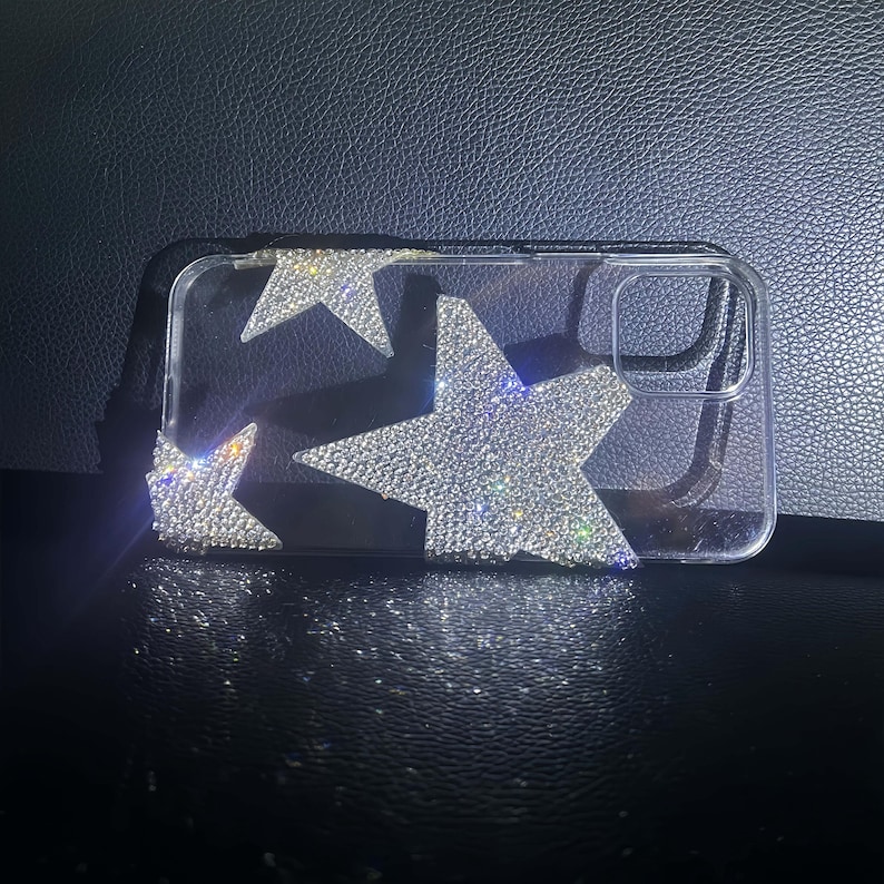 Rare Bling Phone Case Star Pattern Design 16 15 Pro Max iPhone ...