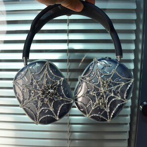 Handmade Spider Web Airpods Max Covers: Gothic Horror Accessory - Etsy