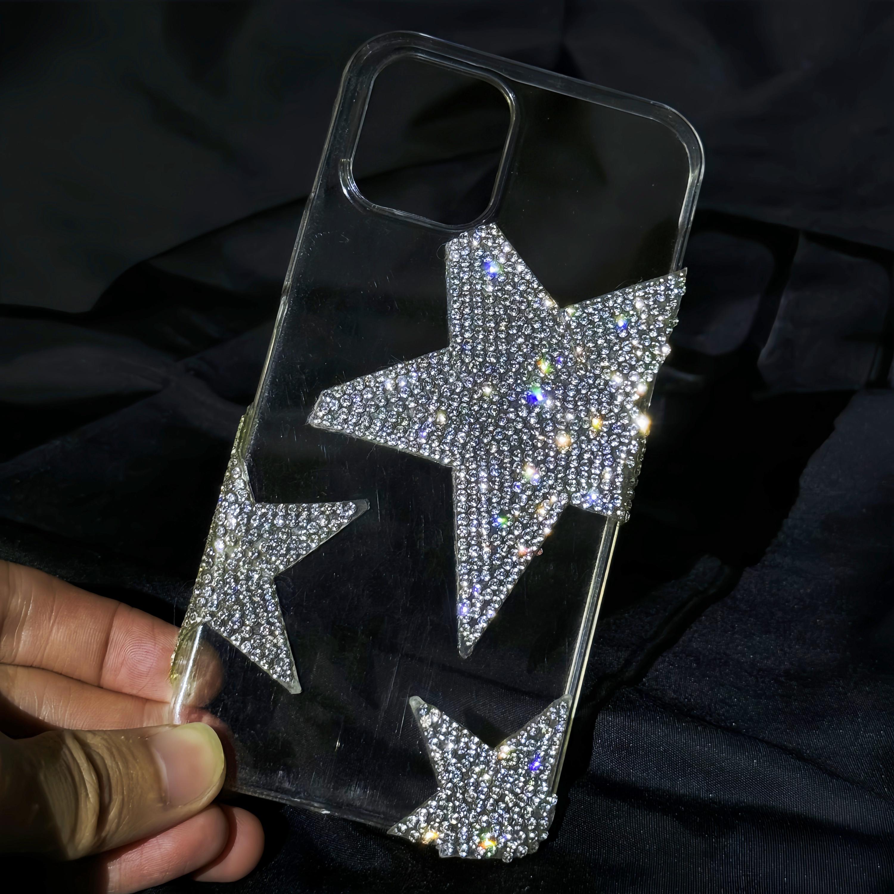 Rhinestone Star Phone Case: Bling Accessory - Etsy