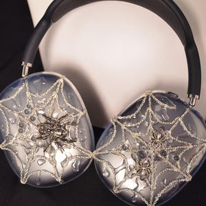 Handmade Spider Web Airpods Max Covers: Gothic Horror Accessory - Etsy