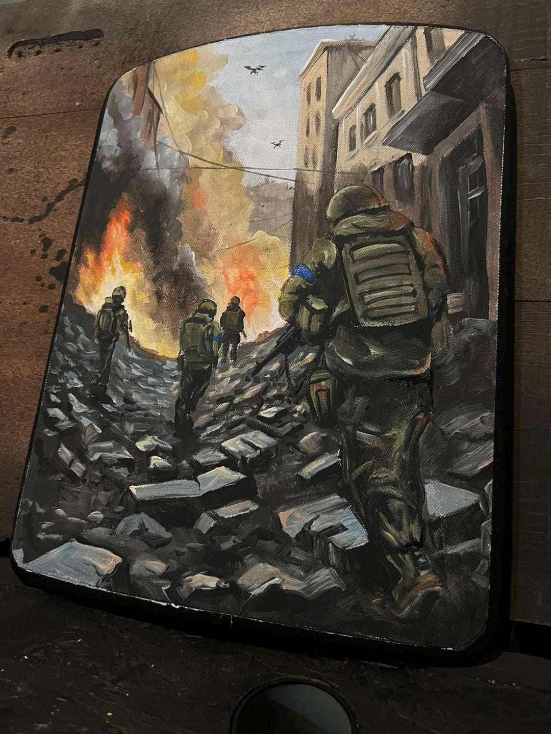 PL02. Russian Armor Plate From the War in Ukraine / Souvenirs From War ...