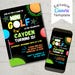 Editable Mini Golf Invitation Template, Mini Golf Birthday Party, Putt ...