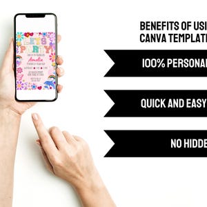 Editable Patch Letter Birthday Party Invitation, Girls Birthday ...