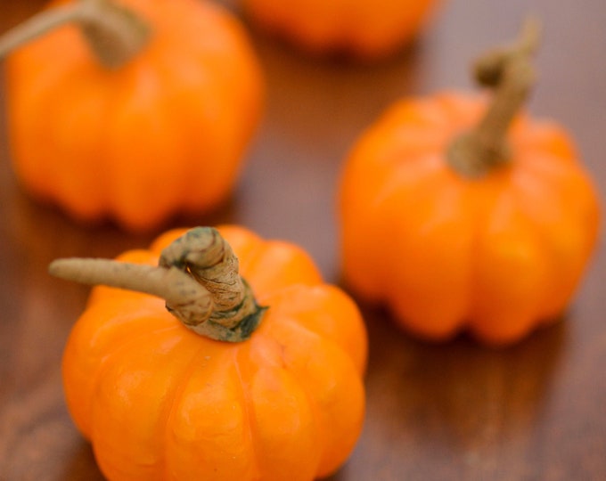 Mini Pumpkins Halloween Decorations Thanksgiving Table - Etsy