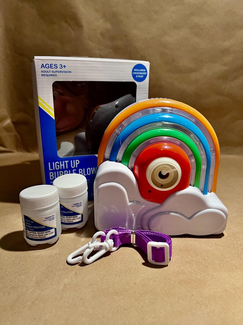 Switch Adapted Light up Rainbow Bubble Blower - Etsy