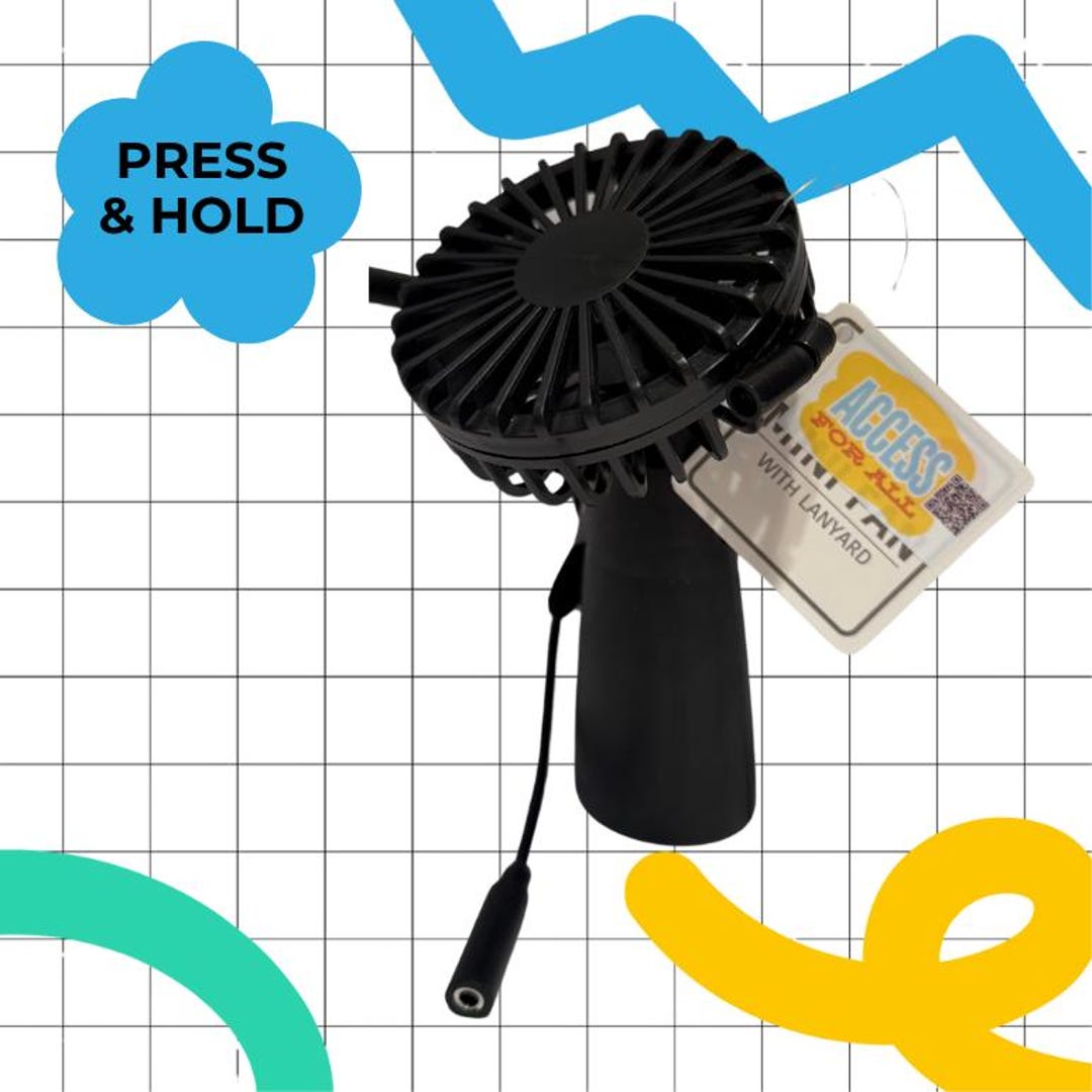Switch Adapted Mini Fan W/ Lanyard - Etsy