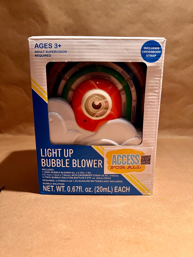 Switch Adapted Light up Rainbow Bubble Blower - Etsy