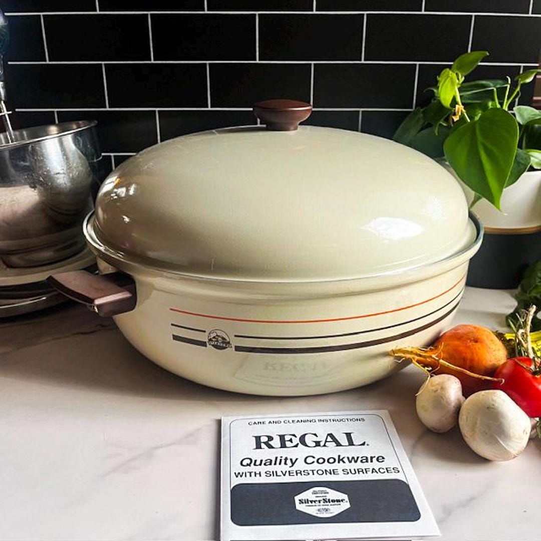 Regalware Aluminum Roaster/steamer Pot - Etsy