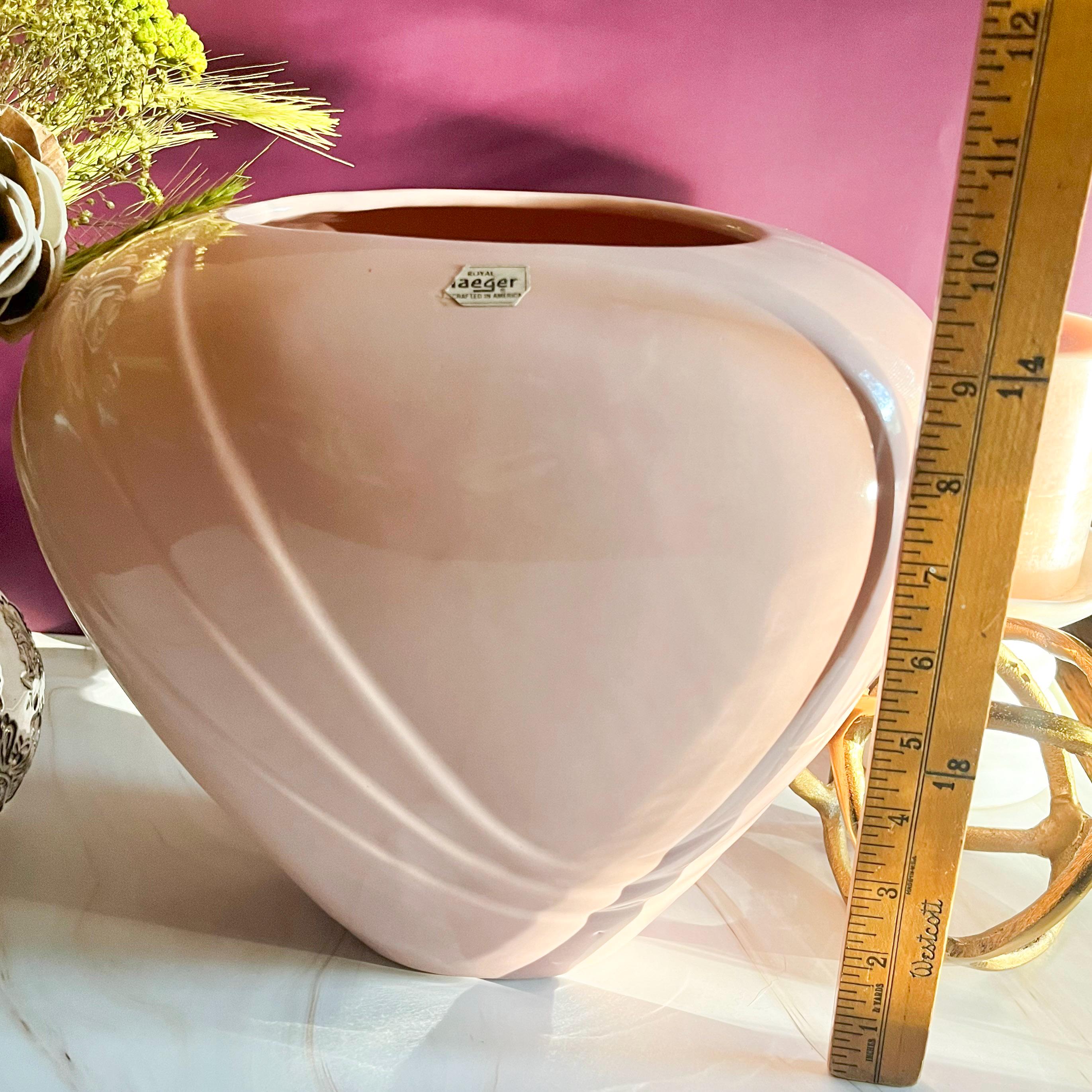 Vintage 1980s Royal Haeger Pink Pottery Vase/planter #4342 - Etsy